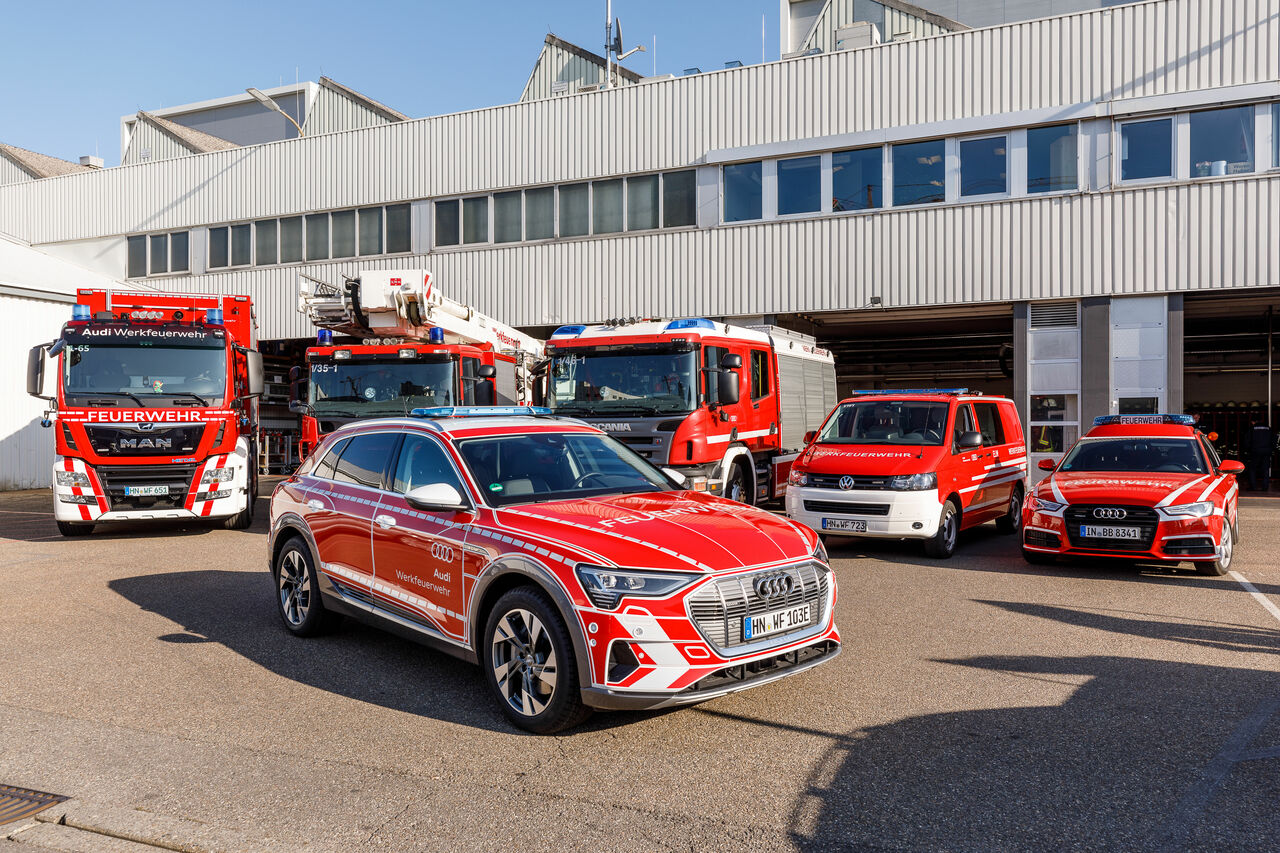 Werkfeuerwehr Audi Neckarsulm feiert Jubiläum: 125 Jahre Sicherheit ...