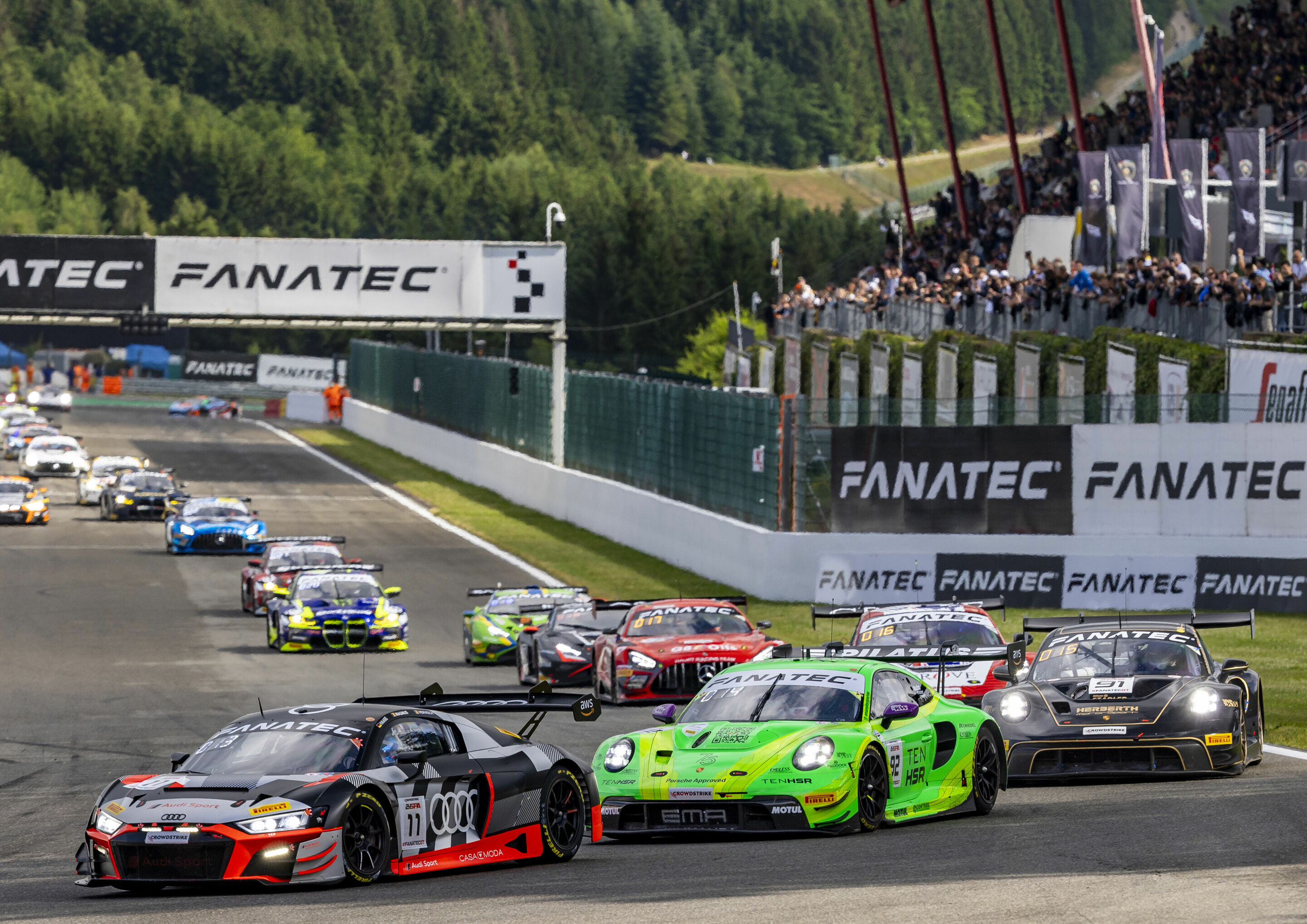 Audi best manufacturer at the world’s biggest GT3 race at Spa | Audi ...