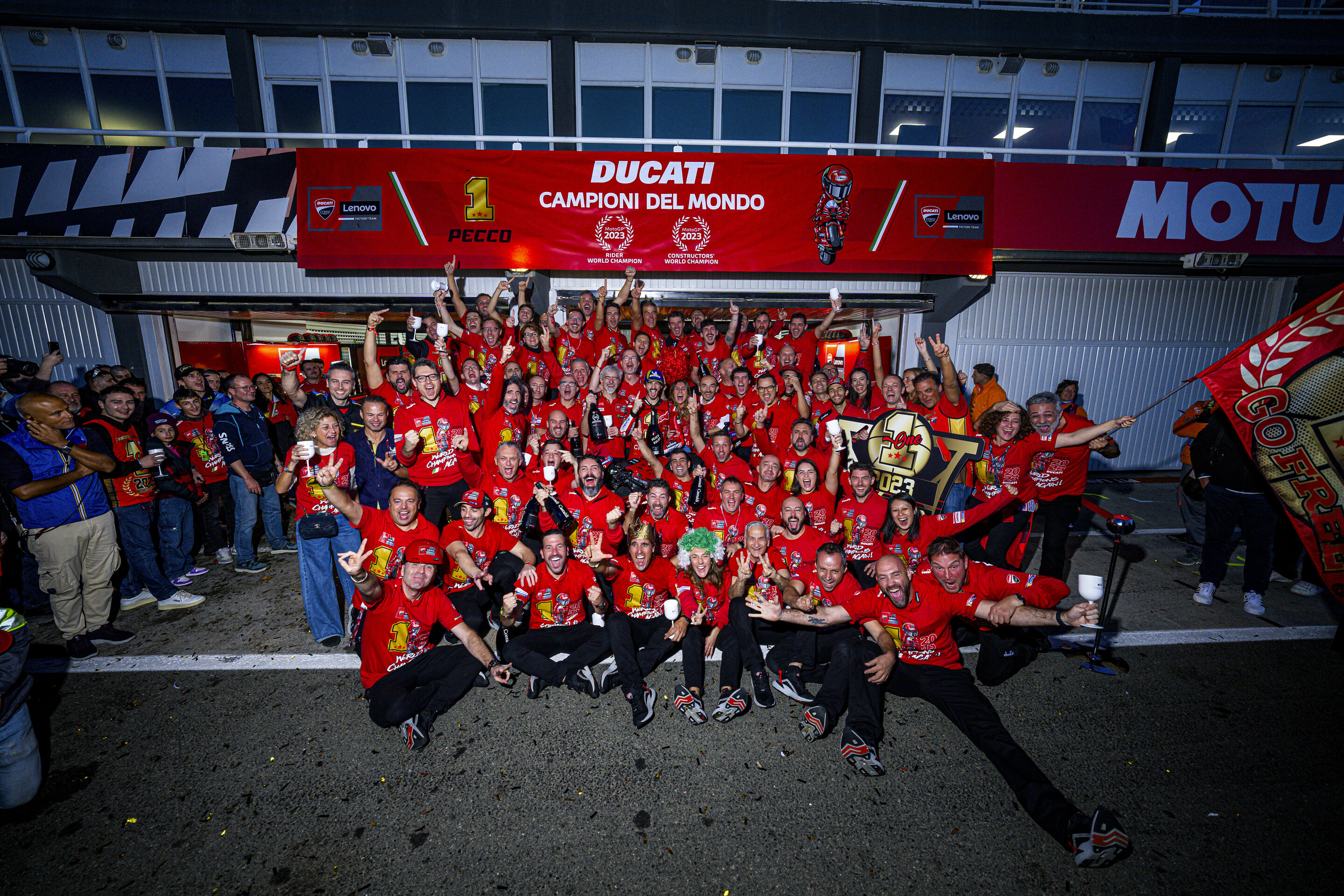 Francesco Bagnaia and Ducati 2023 MotoGP World Champions | Audi MediaCenter