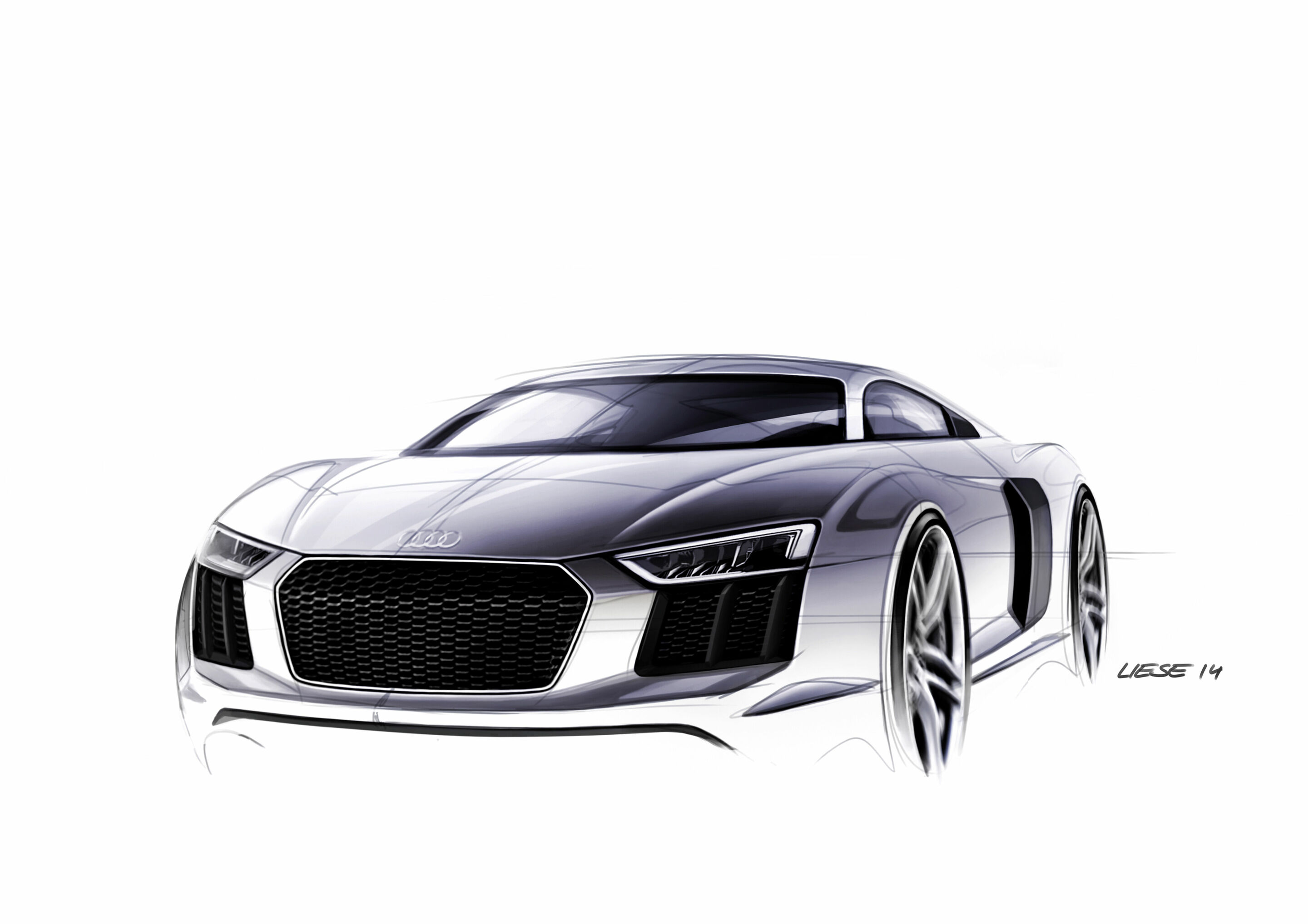 Car Sketches Audi R8