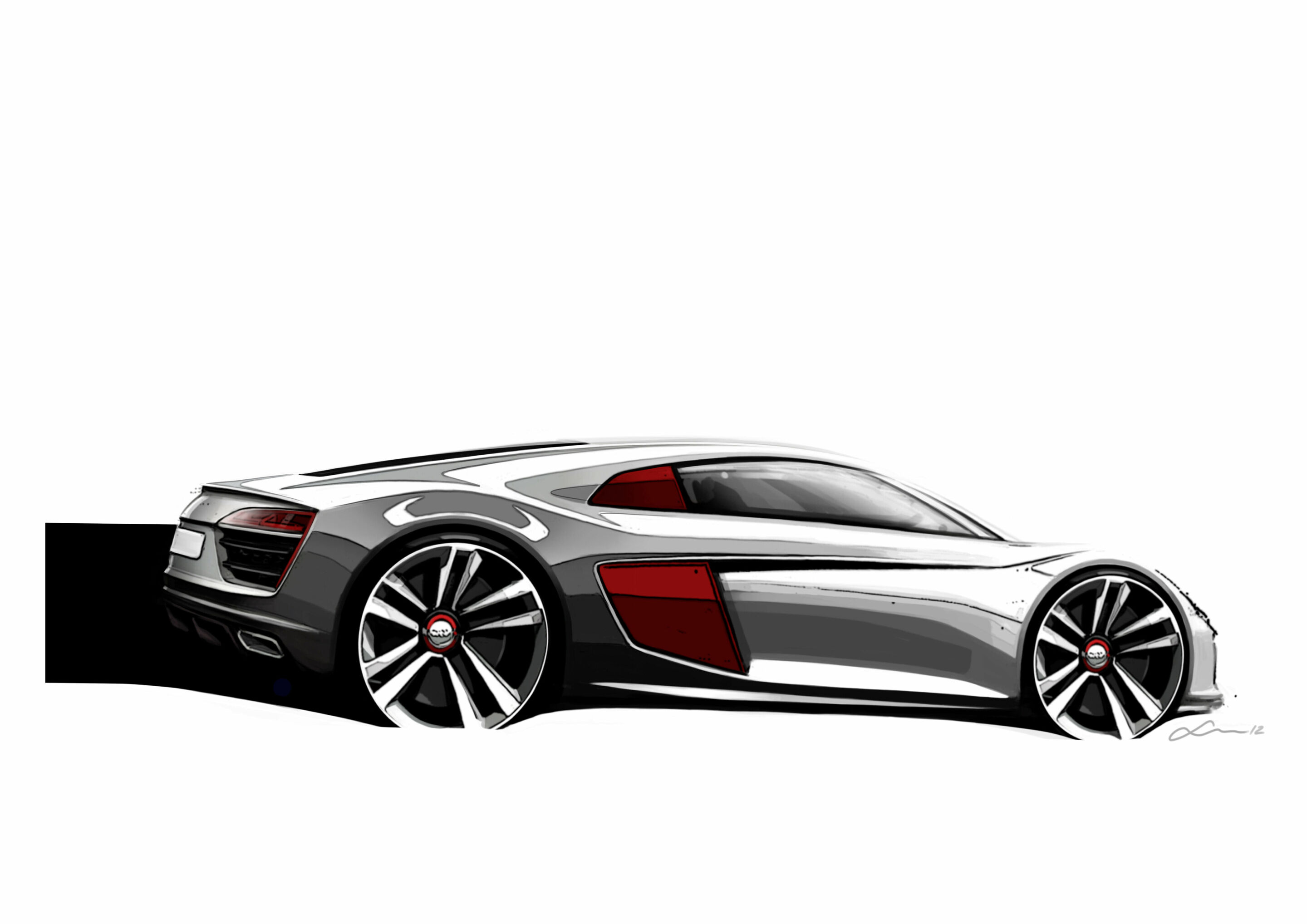 Car Sketches Audi R8