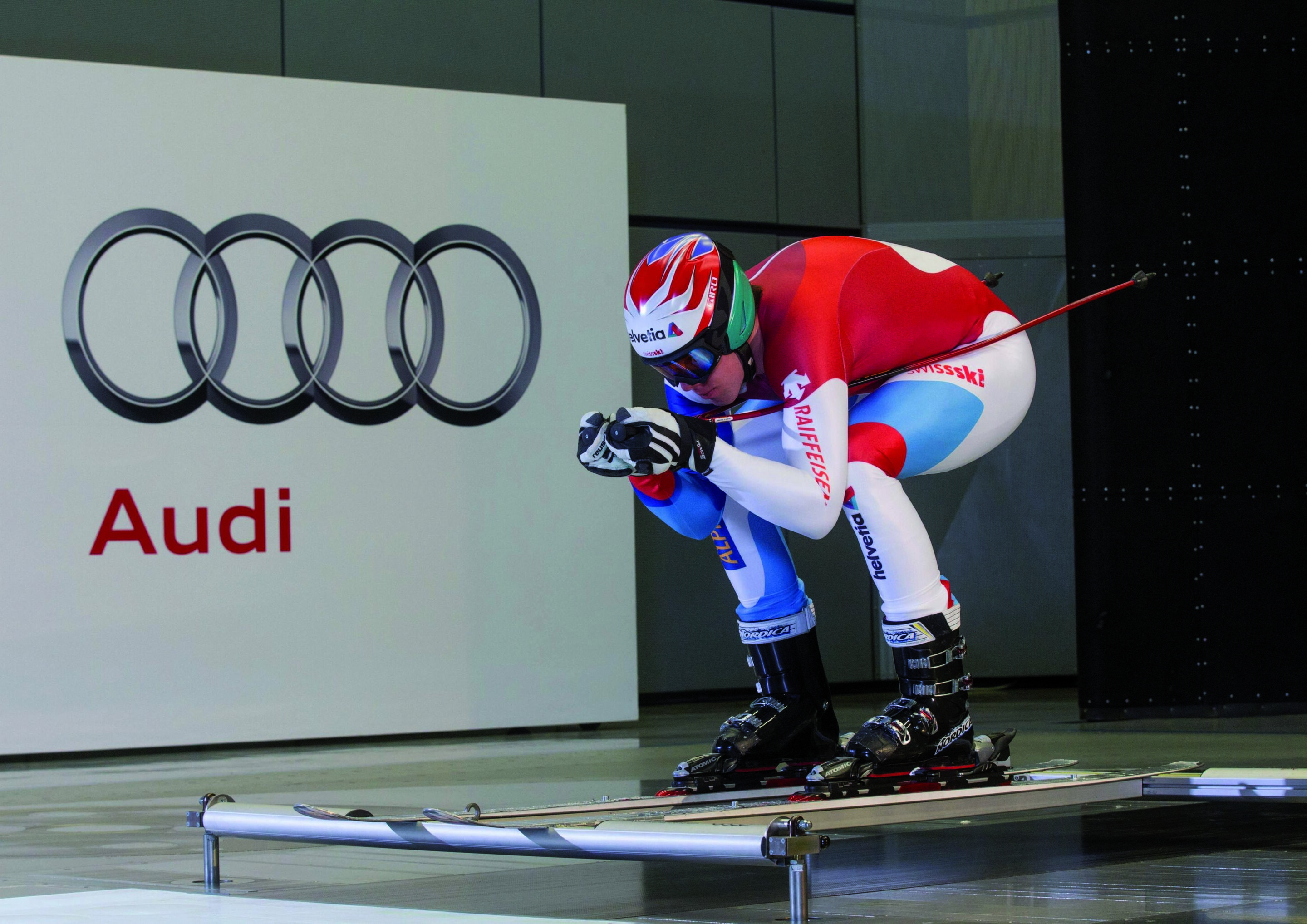 Athletes in the Audi wind tunnel | Audi MediaCenter