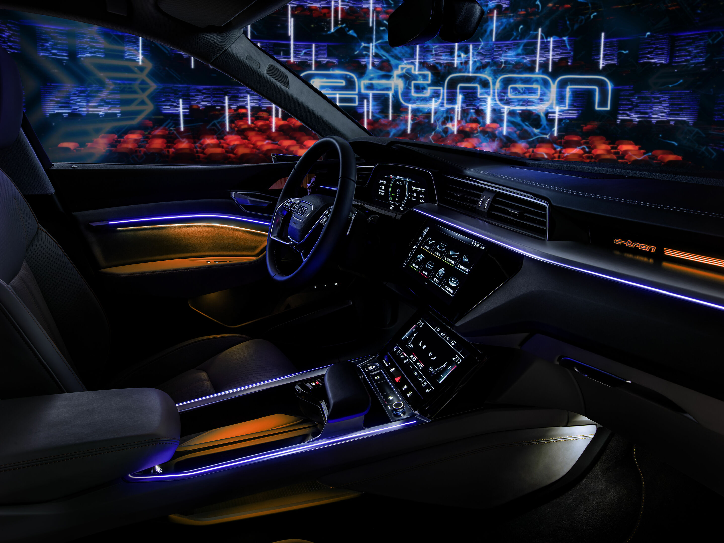 Audi A6 Interior Night