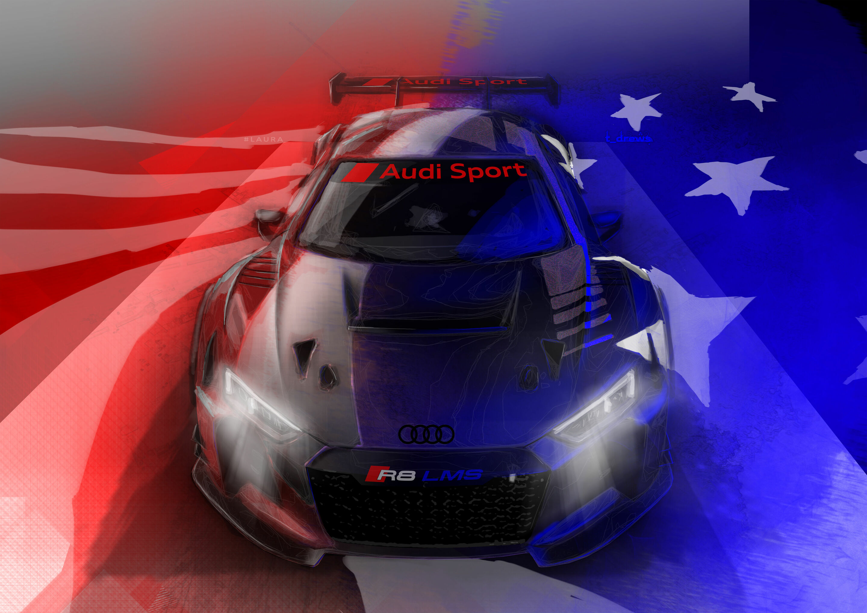 Audi Racing Cars Wallpaper